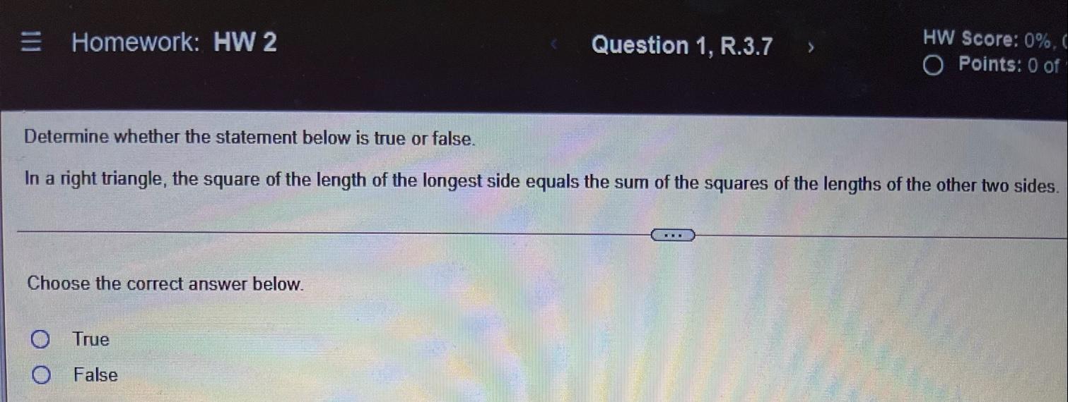 Solved 111 Homework: HW 2 Question 1, R.3.7 > HW Score: 0%, | Chegg.com Solved 111 Homework: HW 2 Question 1, R.3.7 > HW Score: 0%, | Chegg.com