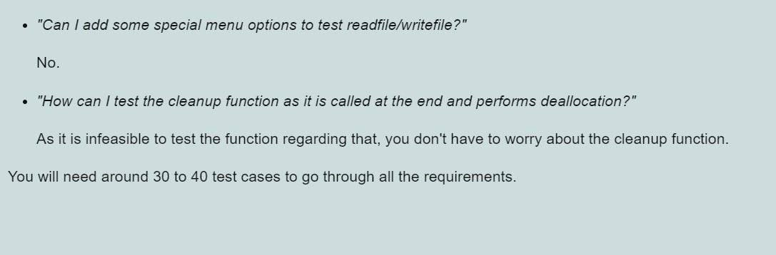 Solved Write The Pseudocode For The Function Deleterecord