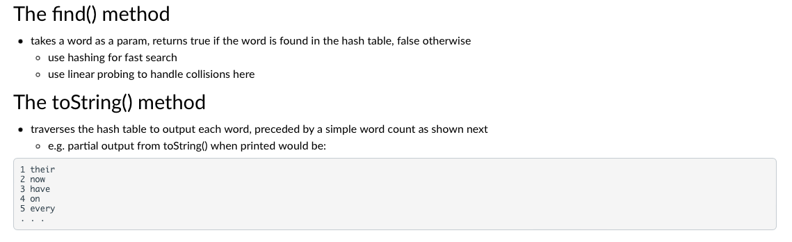 Solved Java Please Required To Implement Linear Probing 