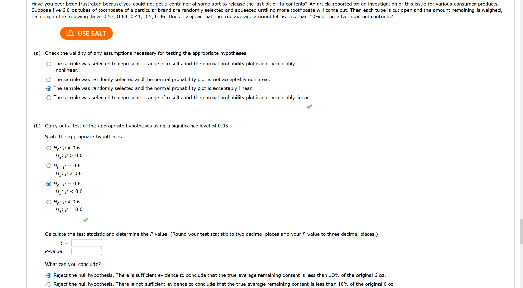 Solved resulting in the following data: | Chegg.com
