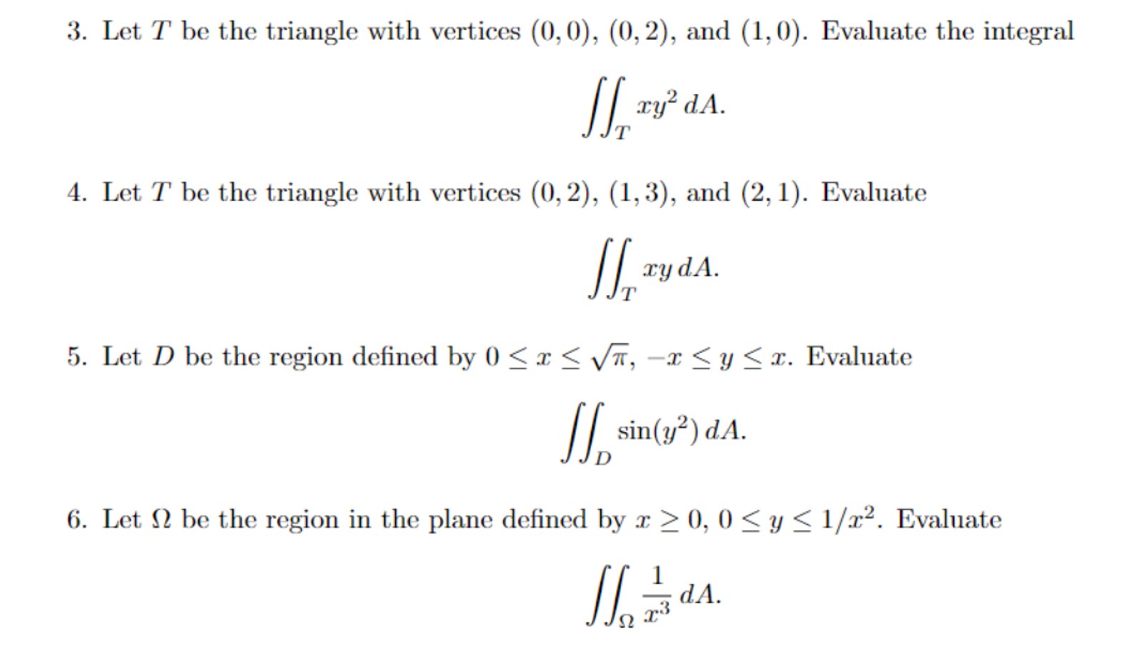 Solved Let T ﻿be the triangle with vertices (0,0),(0,2), | Chegg.com