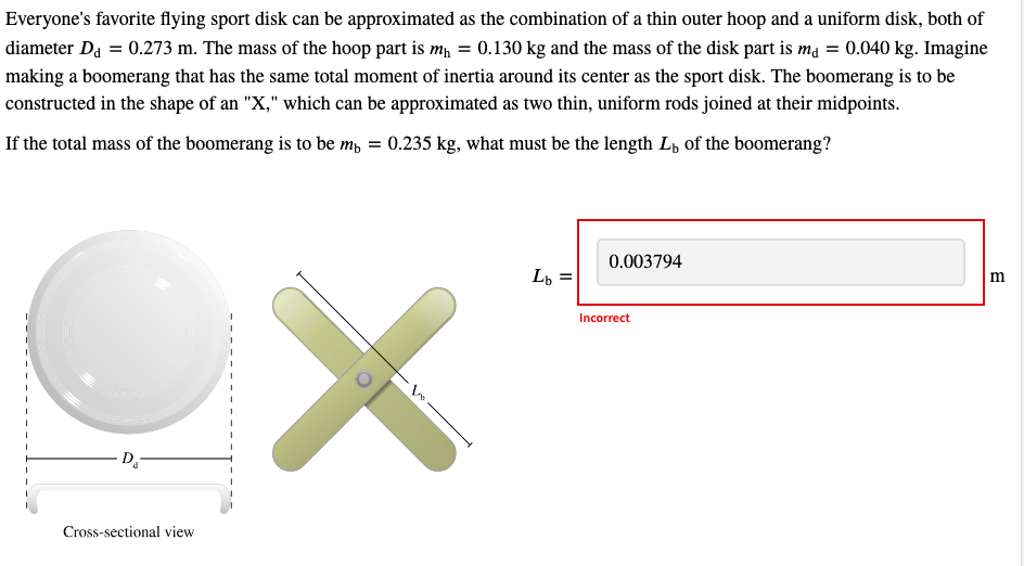 Solved Everyone's favorite flying sport disk can be | Chegg.com