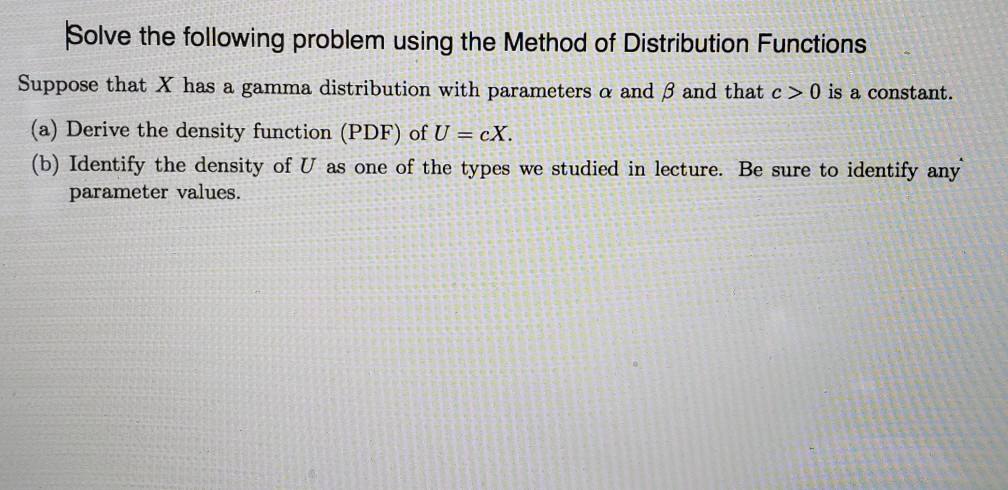 Solved Solve the following problem using the Method of | Chegg.com