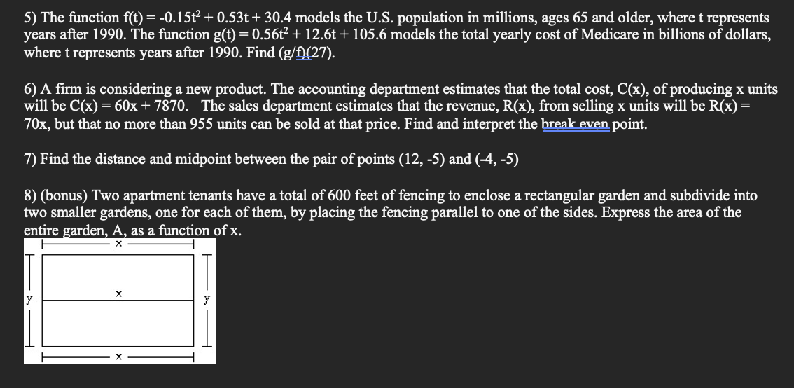 Solved 5) The function f(t)=−0.15t2+0.53t+30.4 models the | Chegg.com