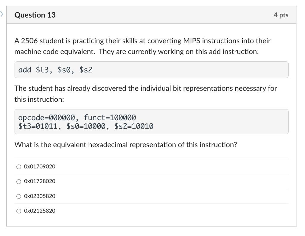 Solved A 2506 student is practicing their skills at | Chegg.com