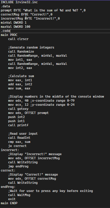 Solved Please Use Assembly 32bitmasm I Have Completed 