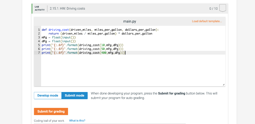 Solved \begin{tabular}{|c|l|l|} \hline Input & 20.0 \\ & | Chegg.com