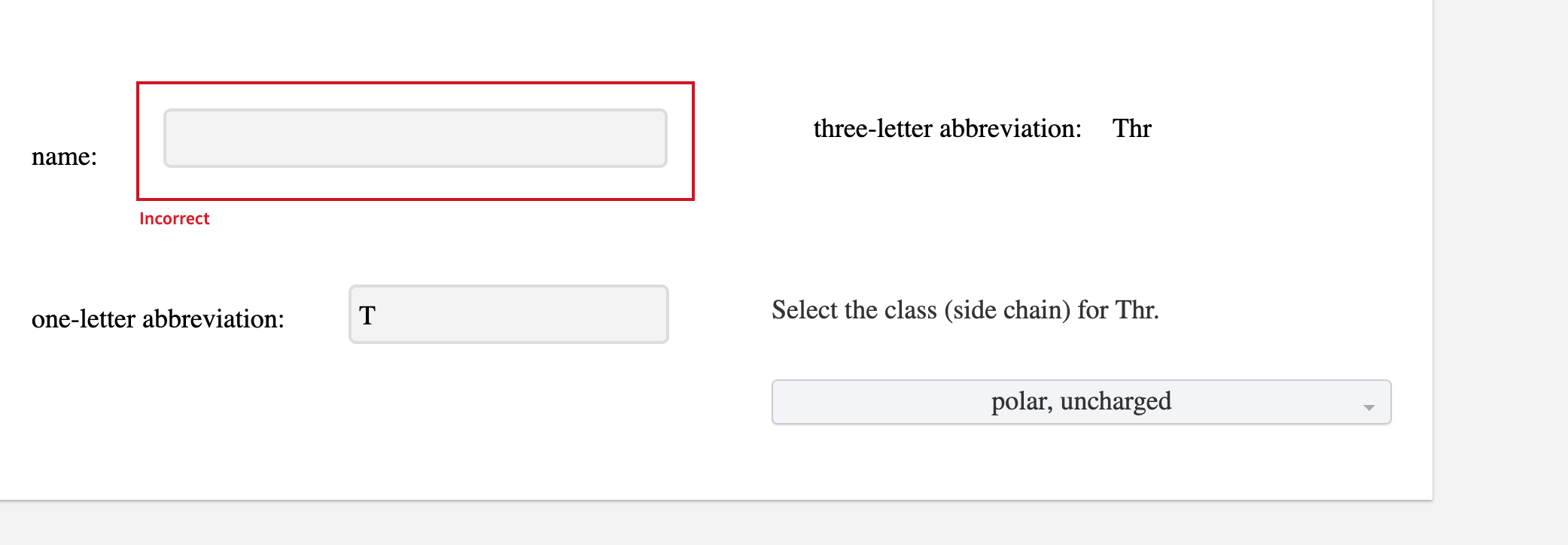 Solved one-letter abbreviation:three-letter abbreviation: | Chegg.com