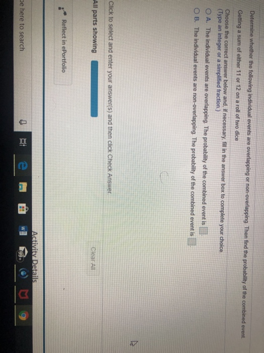 Solved 7.B.33 Use the "at least once" rule to find the | Chegg.com