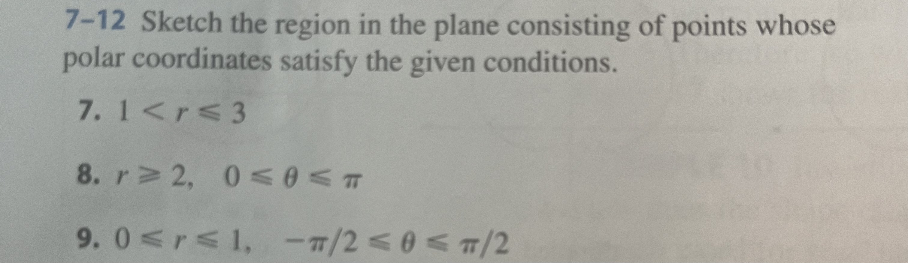 Solved 7-12 Sketch the region in the plane consisting of | Chegg.com