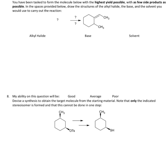 Solved 1. Fill in the missing item(reactant, reagent, or | Chegg.com