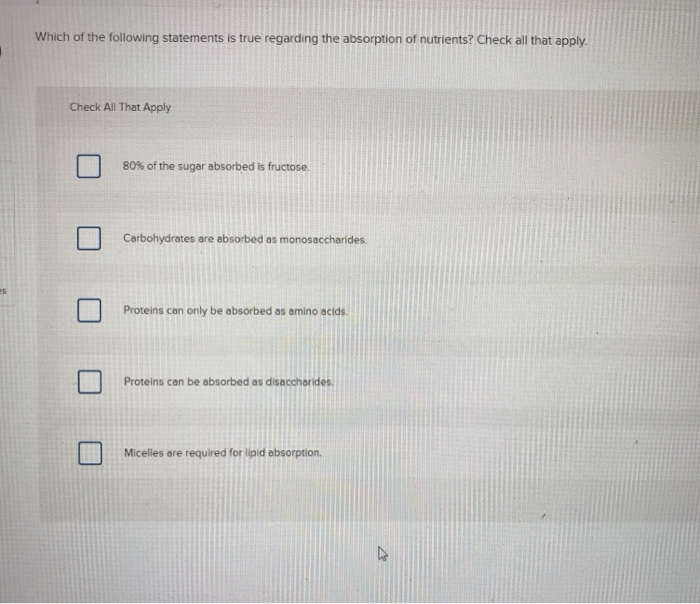 Solved Which of the following statements is true regarding | Chegg.com