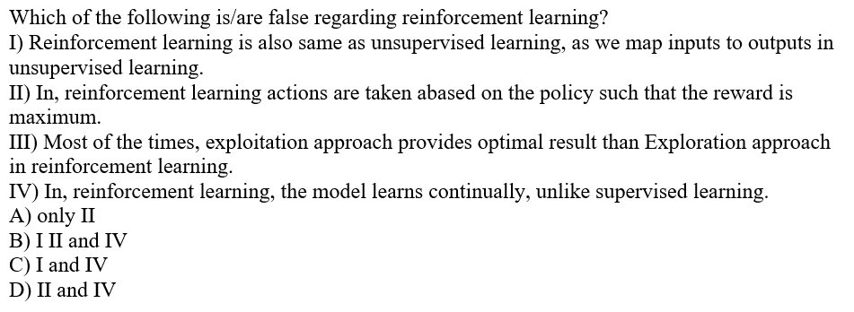 Solved Which of the following is/are false regarding | Chegg.com