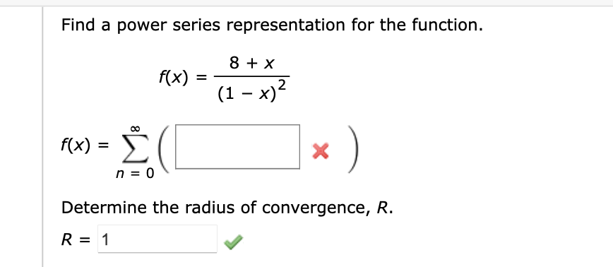 Solved Find a power series representation for the function. | Chegg.com