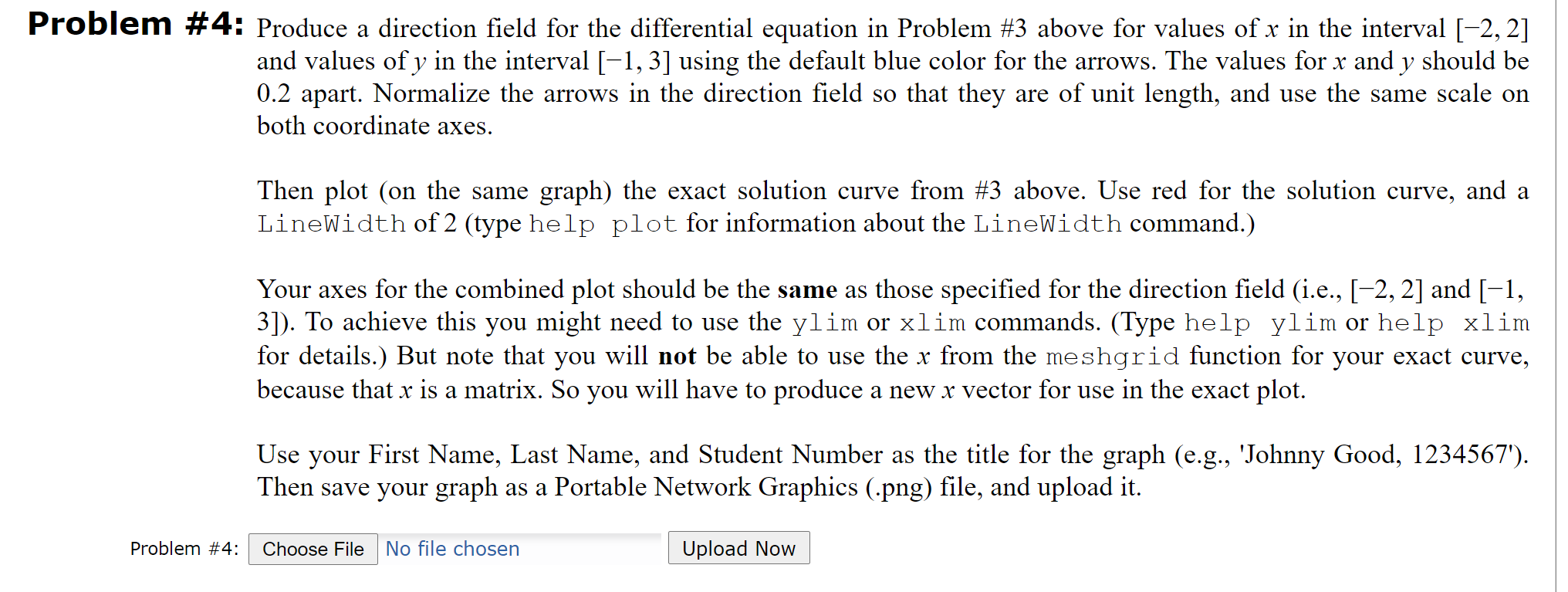 Solved a Problem #4: Produce a direction field for the | Chegg.com