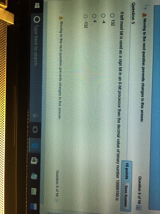 Solved If left most bit is used as a sign bit in an 8-bit | Chegg.com