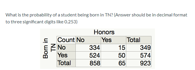 Solved What is the probability of a student being born in | Chegg.com