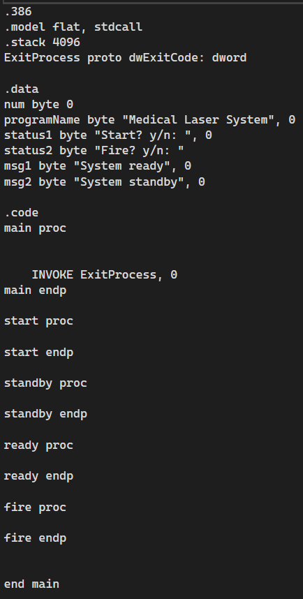 Solved Project Description Write a program that controls the | Chegg.com