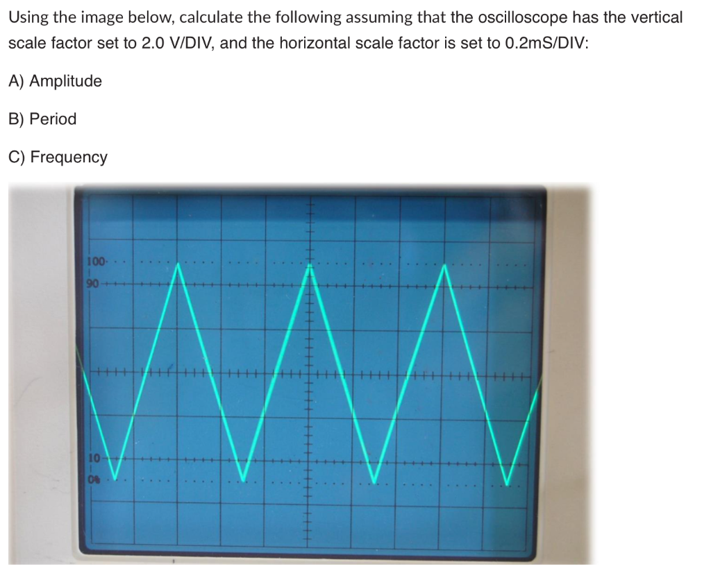 Solved Using the image below, calculate the following | Chegg.com