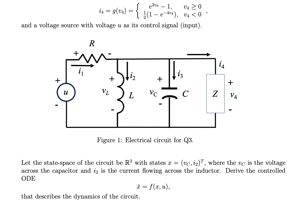Solved Consider the electrical circuit shown in Fig. 1 that | Chegg.com