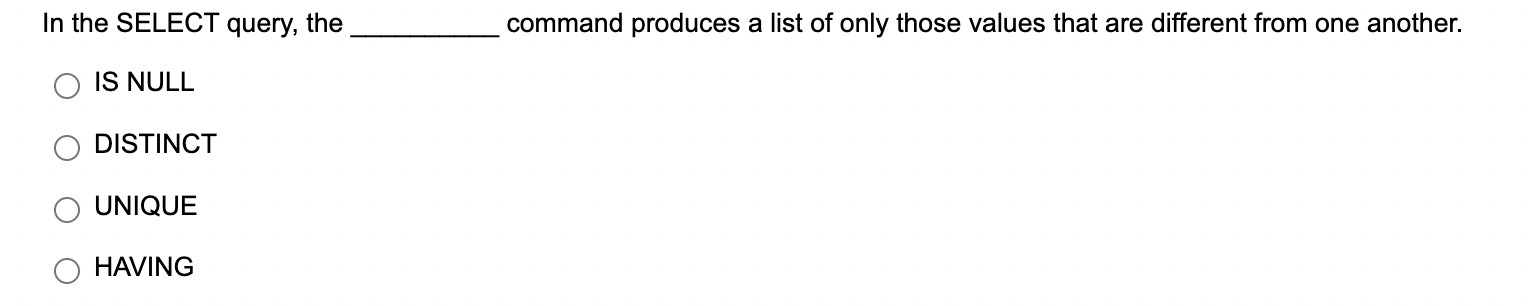 Solved The command is used in conjunction with wildcards to | Chegg.com