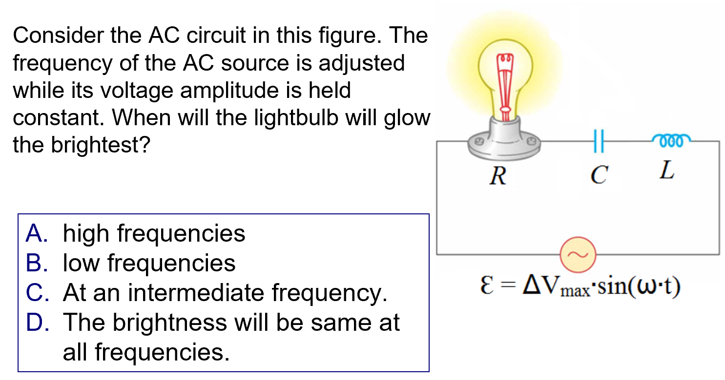 Solved Consider the AC circuit in this figure. The frequency | Chegg.com