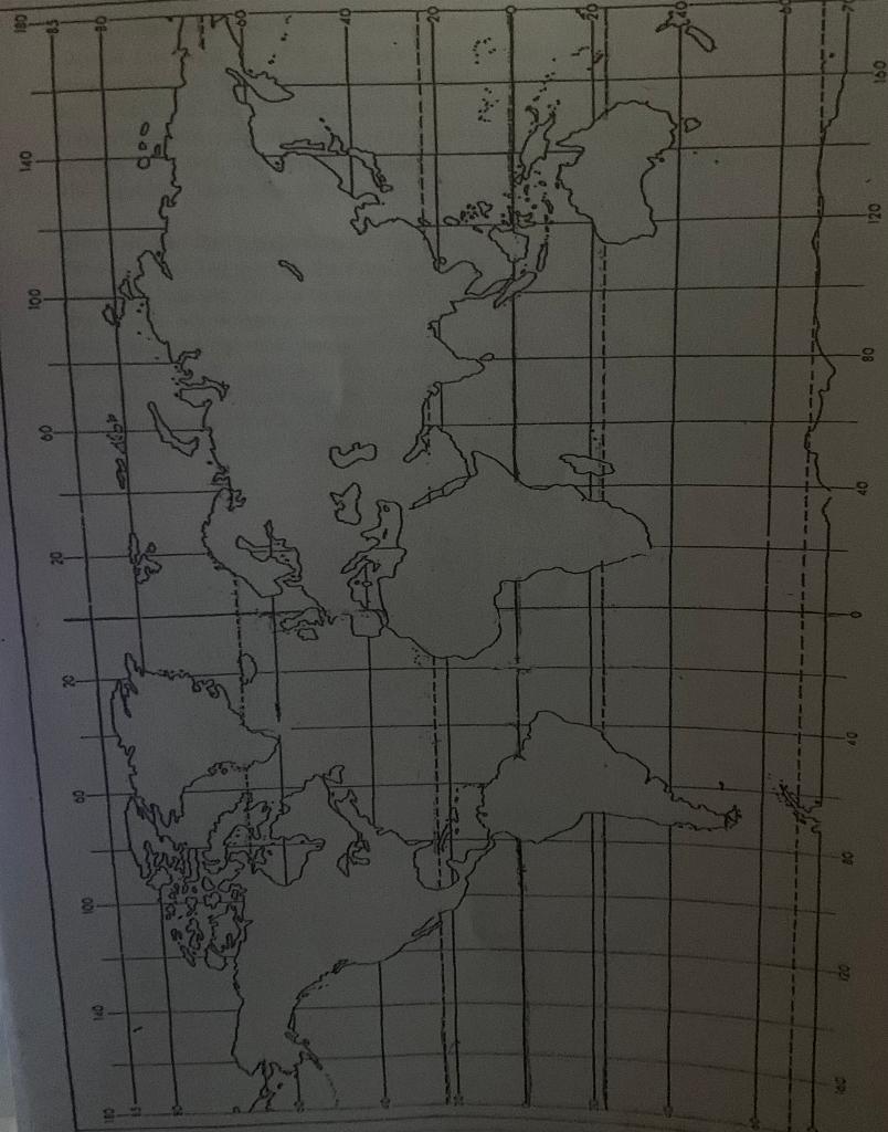 Solved 4..TRACE, using a map color and your ruler, and | Chegg.com