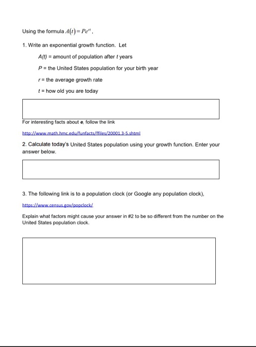 Solved MTH 141 Exponential Growth/Decay Who wants to be a | Chegg.com