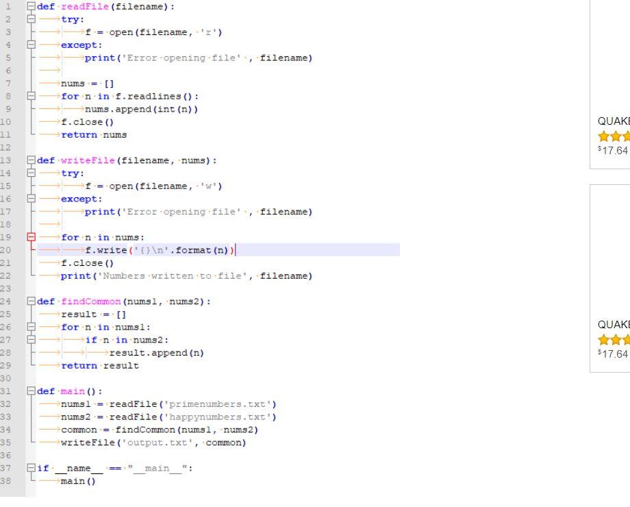 Solved 보도 3 def zeadFile(filename): try: f = open(filename, | Chegg.com