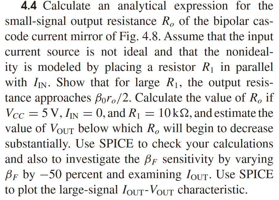 Solved 4.4 Calculate an analytical expression for the | Chegg.com