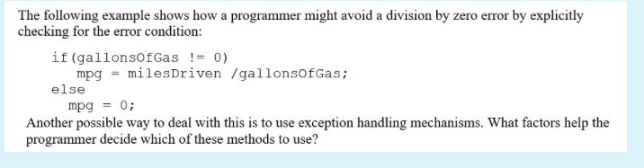 Solved The following example shows how a programmer might | Chegg.com