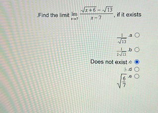 Solved questions for math 101 test , it's about limit all | Chegg.com