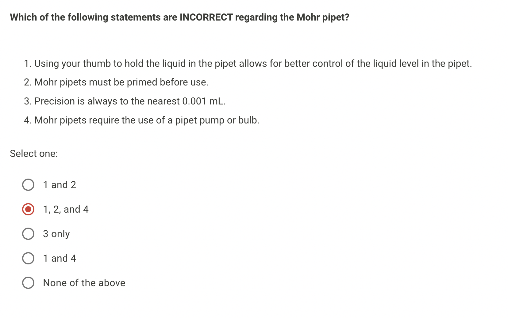 Solved Which of the following statements are INCORRECT | Chegg.com