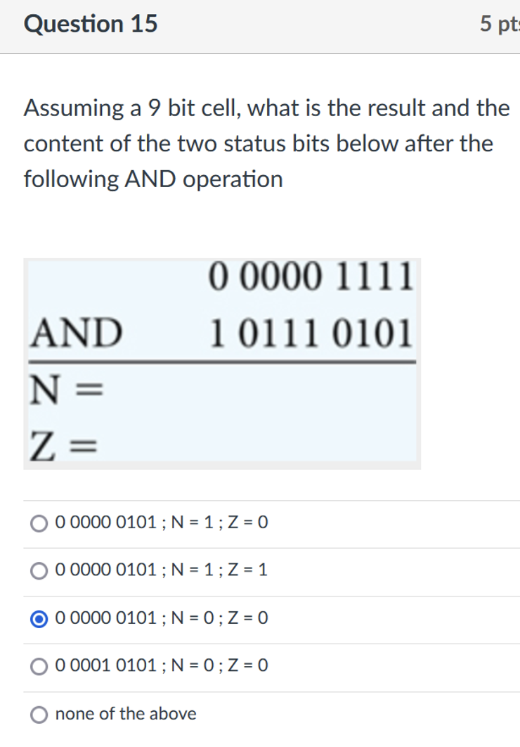 Solved Assuming a 9 bit cell, what is the result and the | Chegg.com
