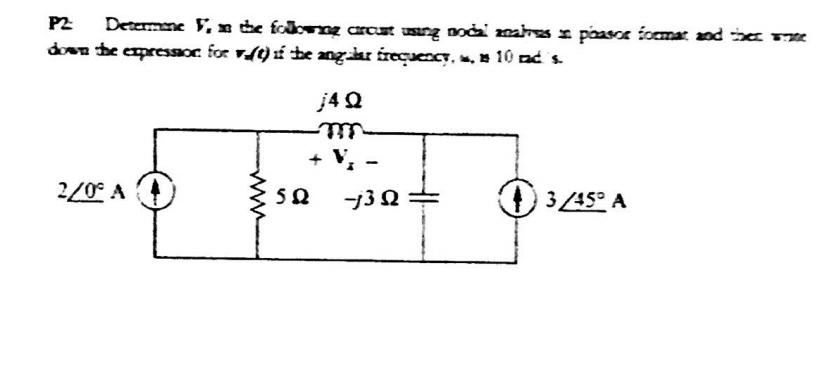 Solved determine Vx in the following circuit using nodal | Chegg.com