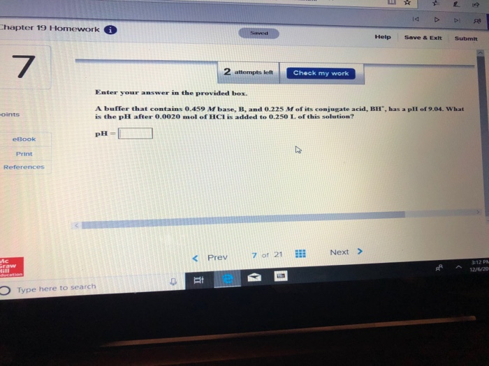 Solved hapter 19 Homework Help Save & Exit Submit 7 2 | Chegg.com
