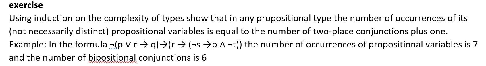 Solved Using induction on the complexity of types show that | Chegg.com