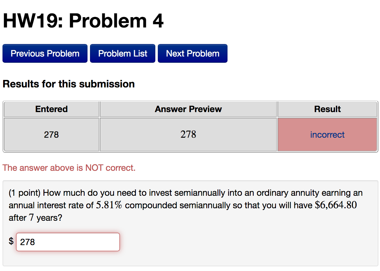 Solved Hw19 Problem 4 Previous Problem Problem List Next 2116