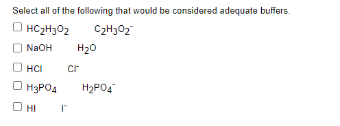 Select all of the following that would be considered | Chegg.com