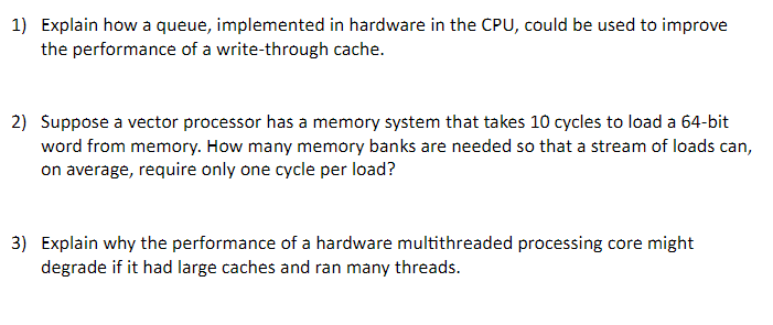 Solved Please help explain all the problems | Chegg.com