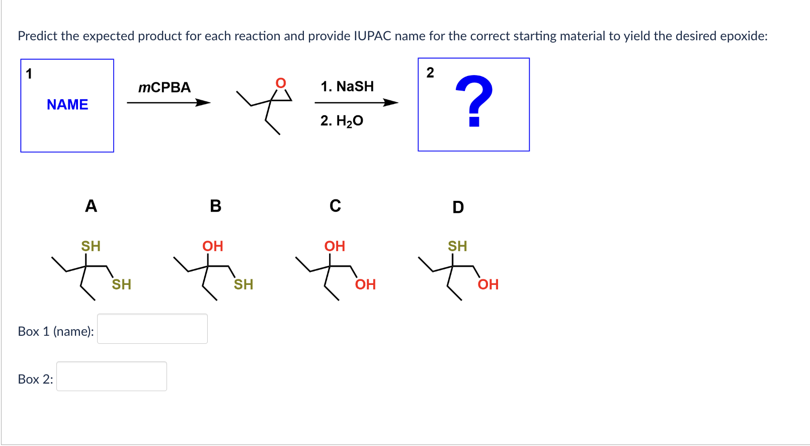 Solved 16 ﻿Predict the expected product for each reaction | Chegg.com