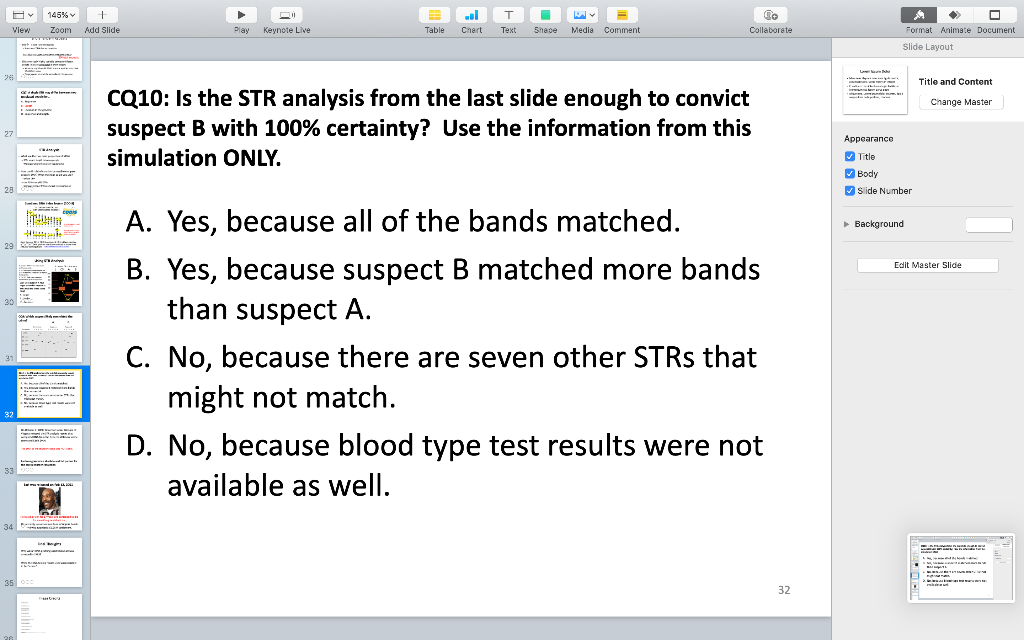 Solved Keynote File Edit Insert Slide Format Arrange View | Chegg.com