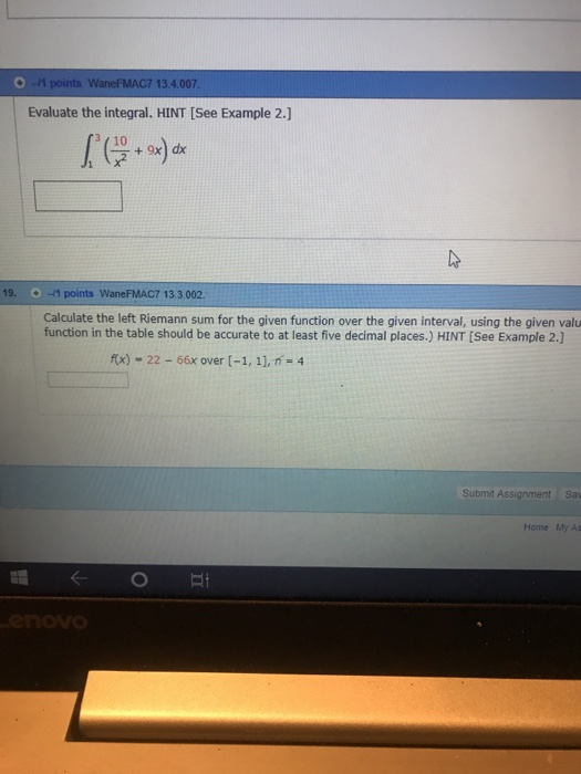 Solved points 7 13.4.007 Evaluate the integral. HINT [See | Chegg.com