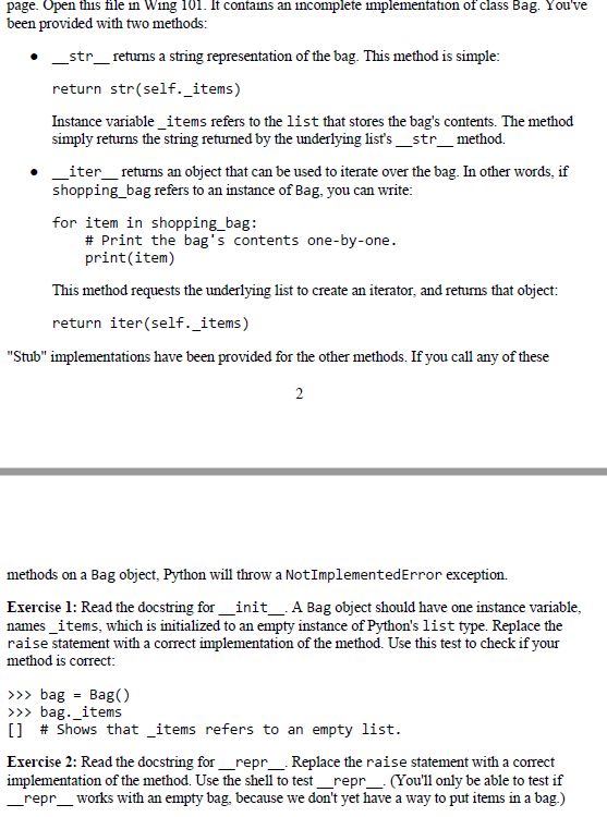 Solved page. Open this file in Wing 101. It contains an | Chegg.com