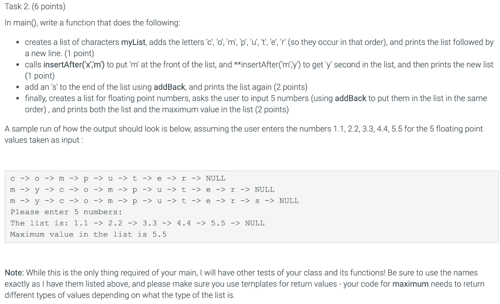 Solved #ifndef SLINKEDLIST_H #define SLINKEDLIST_H #include | Chegg.com