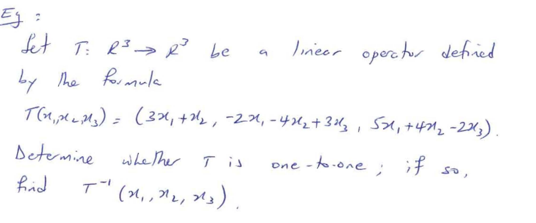 Solved E_(y): Let T:R^(3)rarrR^(3) be a linear operctur | Chegg.com