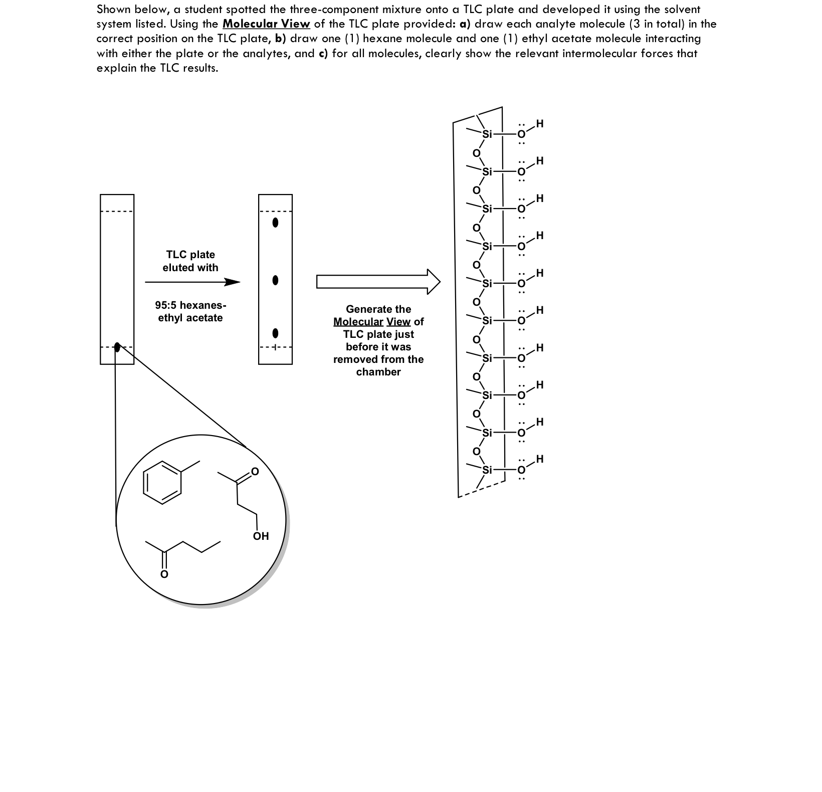 Shown below, a student spotted the three-component | Chegg.com