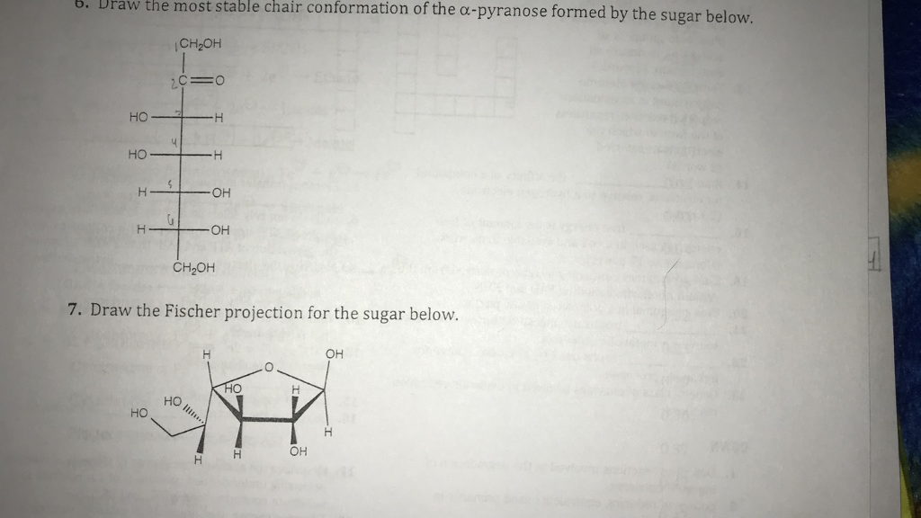 Solved draw the most stable chair conformation of the | Chegg.com