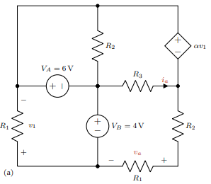 Solved find va, ia, vb, and ib, all resistances given. find | Chegg.com