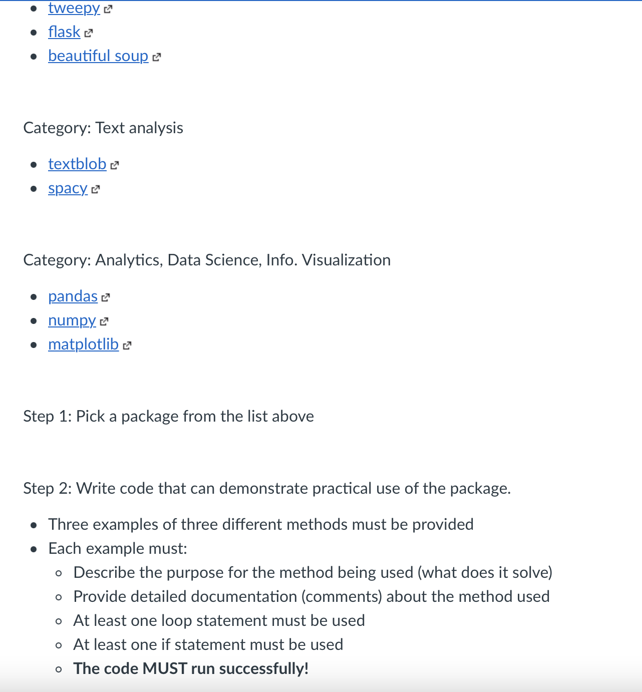 Solved • tweepy • flaske • beautiful soupe Category: Text | Chegg.com